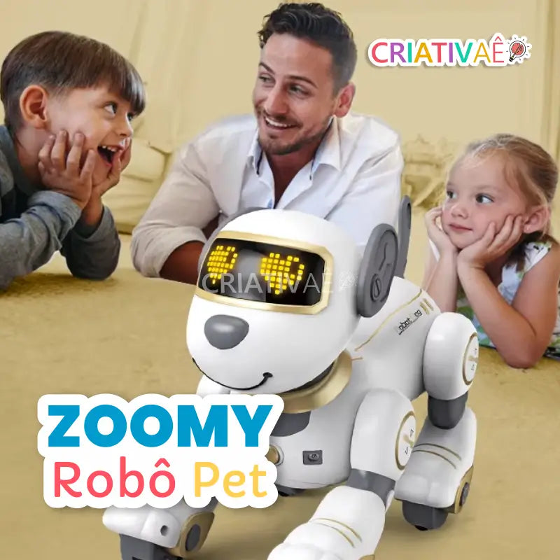 Zoomy Robô Pet - Cachorrinho Robô de Controle Remoto
