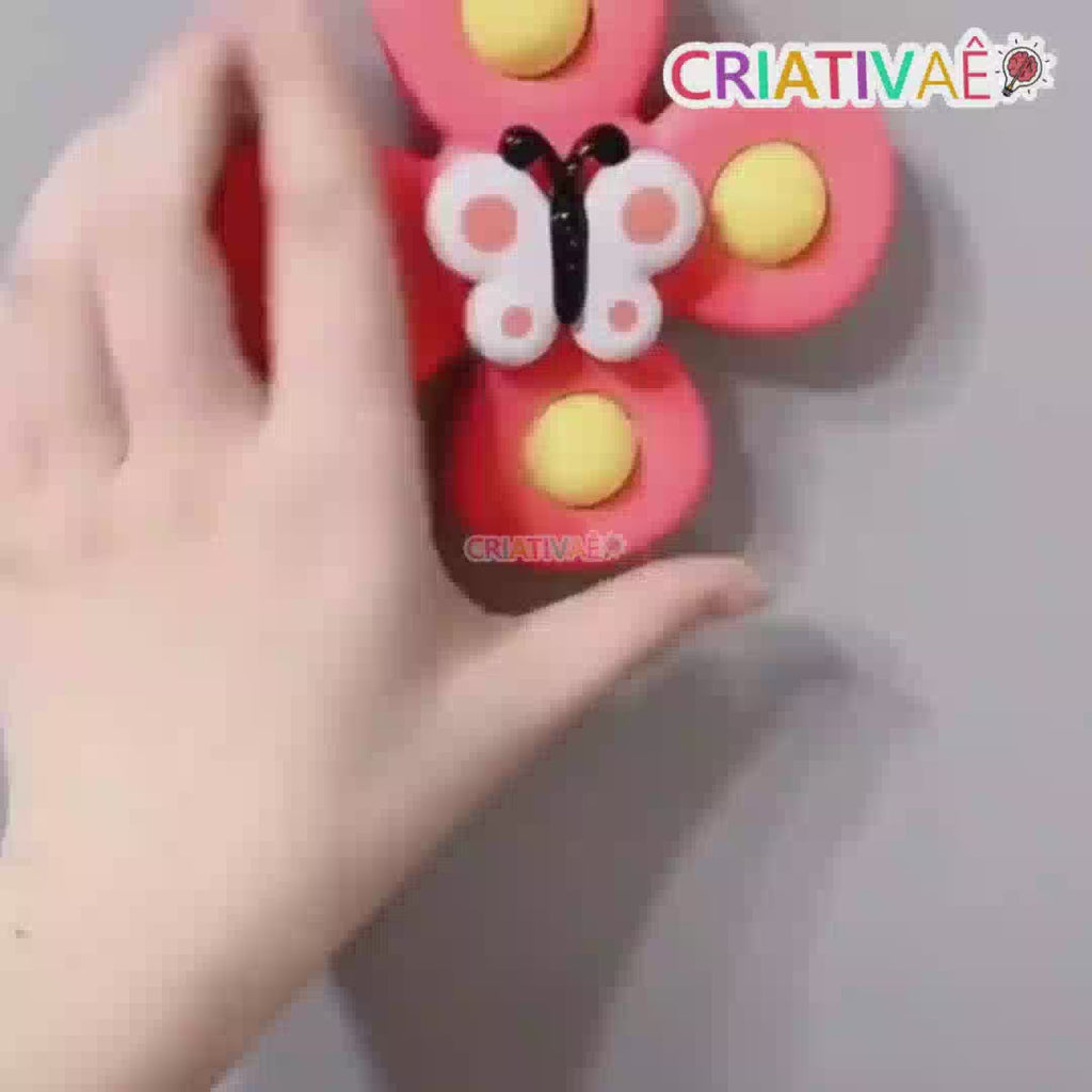 Spin Pop Criativaê - KIT de Brinquedos Giratórios Interativos (3 unida